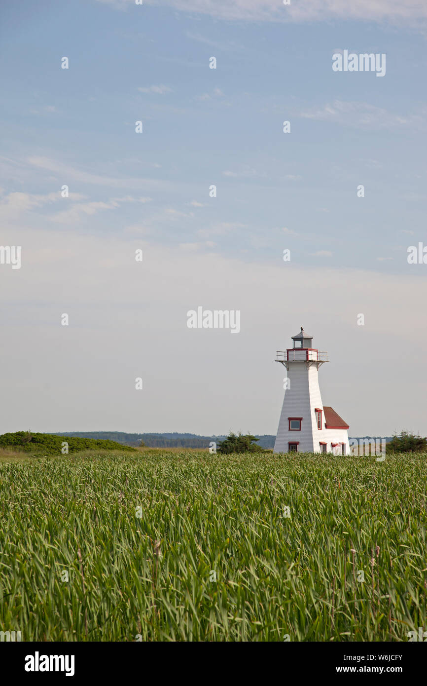 July 27, 2019 -French River, PEI - French River's iconic lighthouse ...