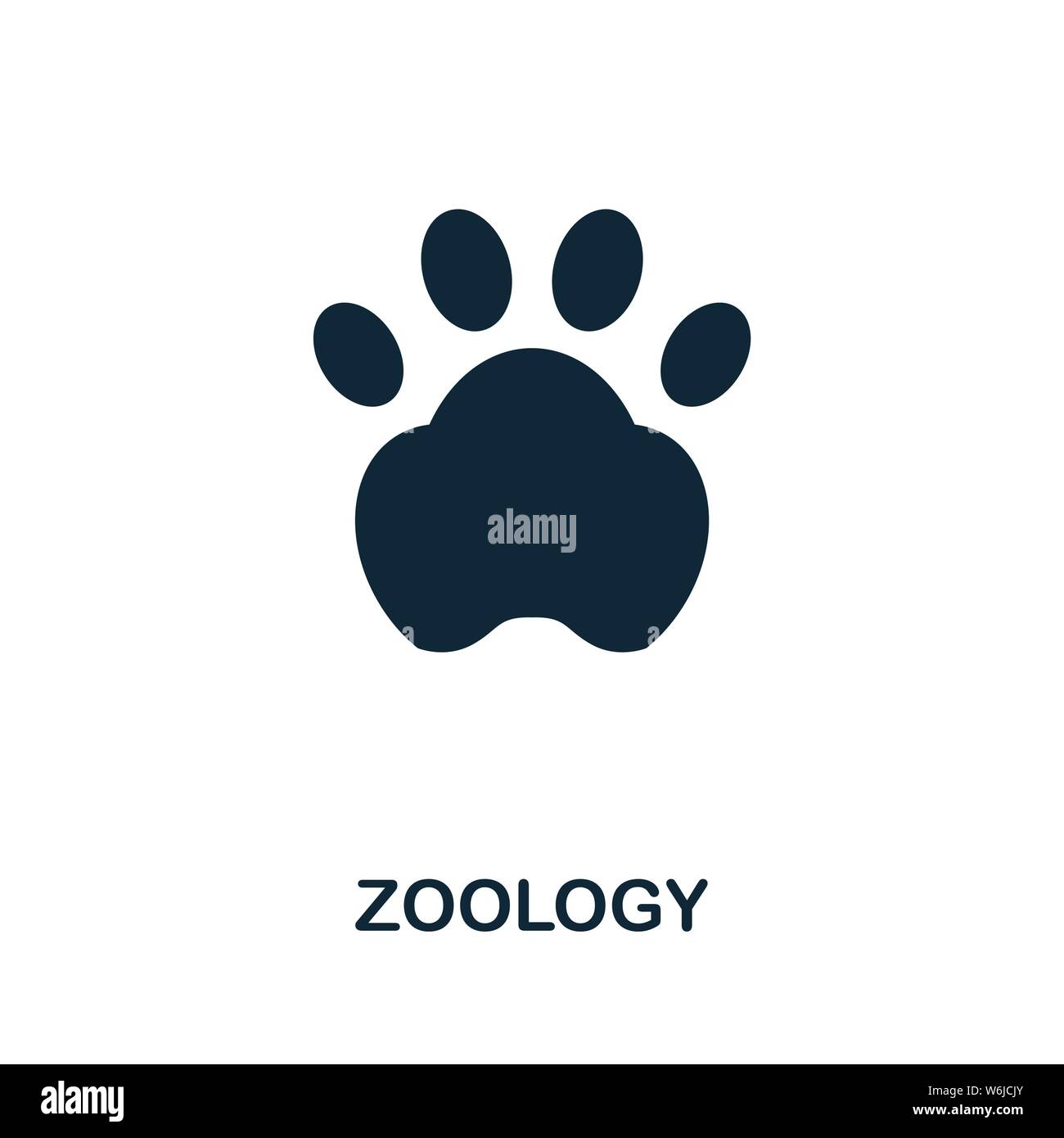 Zoology vector icon symbol. Creative sign from science icons collection ...