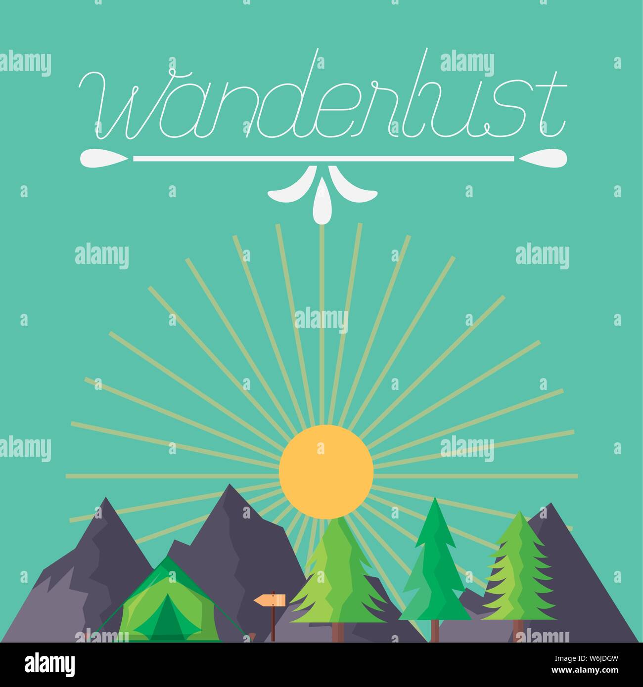 Travel and wanderlust vector design Stock Vector Image & Art - Alamy