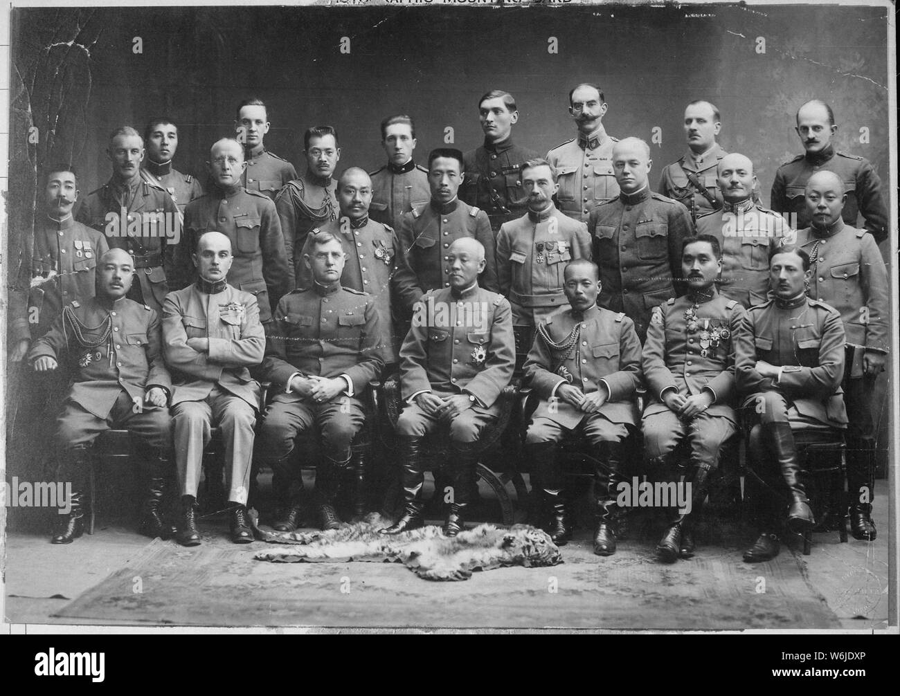 Major General Graves, U.S.A., Gen. Otani, Japanese Army, and Staff ...