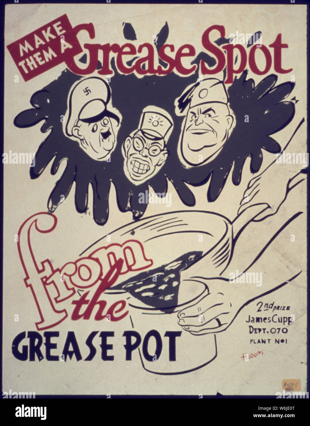 Make Them A Grease Spot From the Grease Pot Stock Photo - Alamy