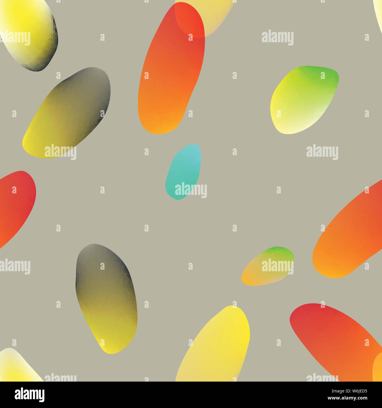 Vector seamless pattern. Background with abstract colorful shapes Stock ...
