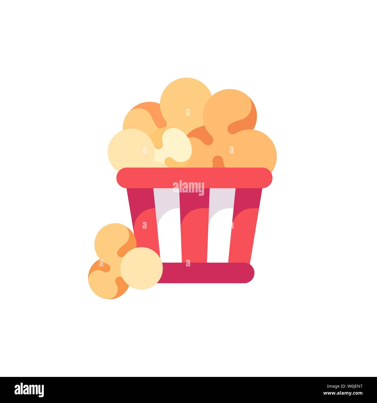 Popcorn holiday movie snack Stock Vector Images - Alamy