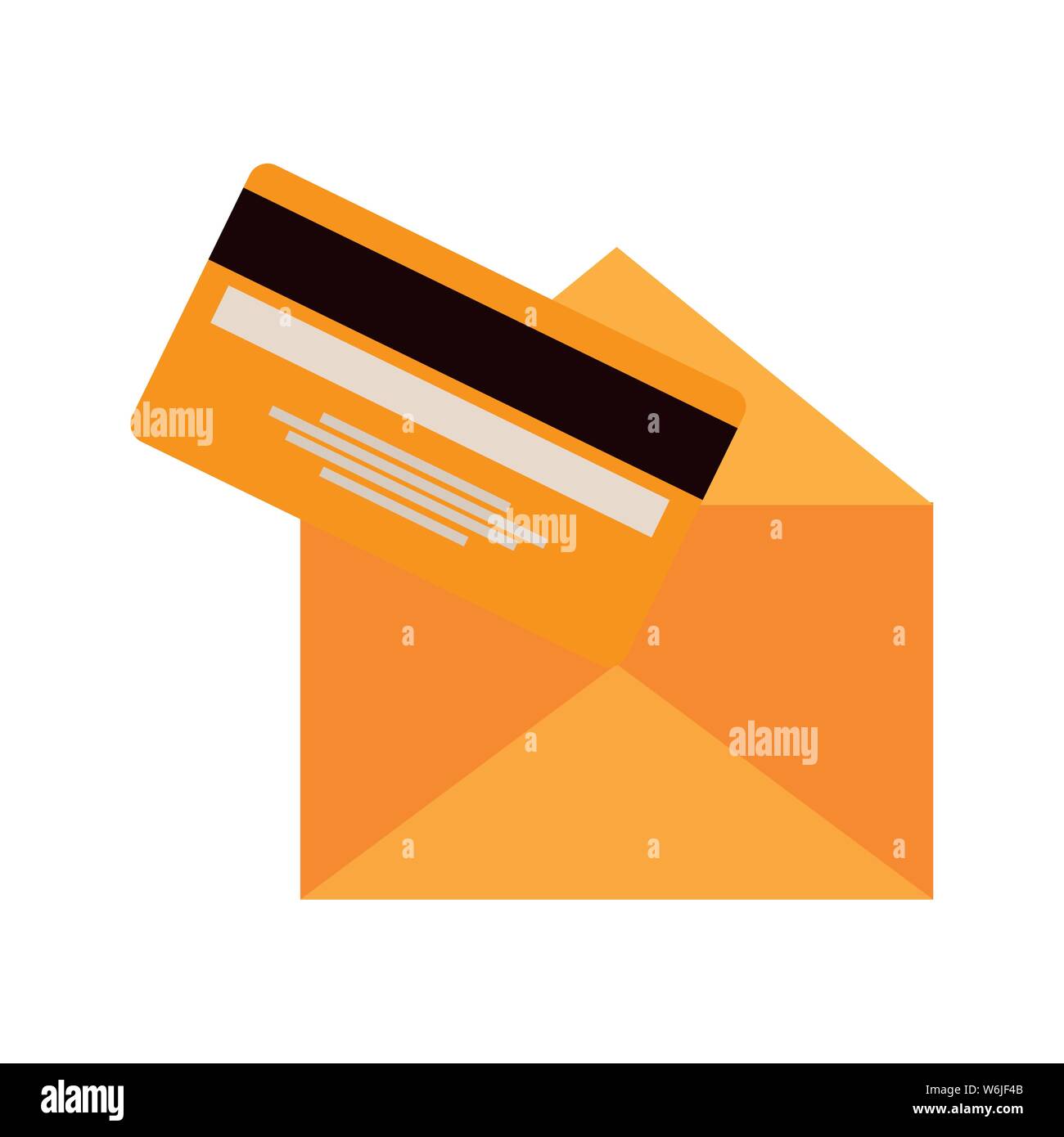 credit card money plastic with envelope Stock Vector Image & Art - Alamy