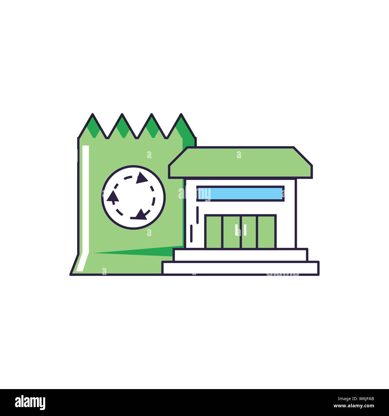 Decoration emblem facade Stock Vector Images - Alamy