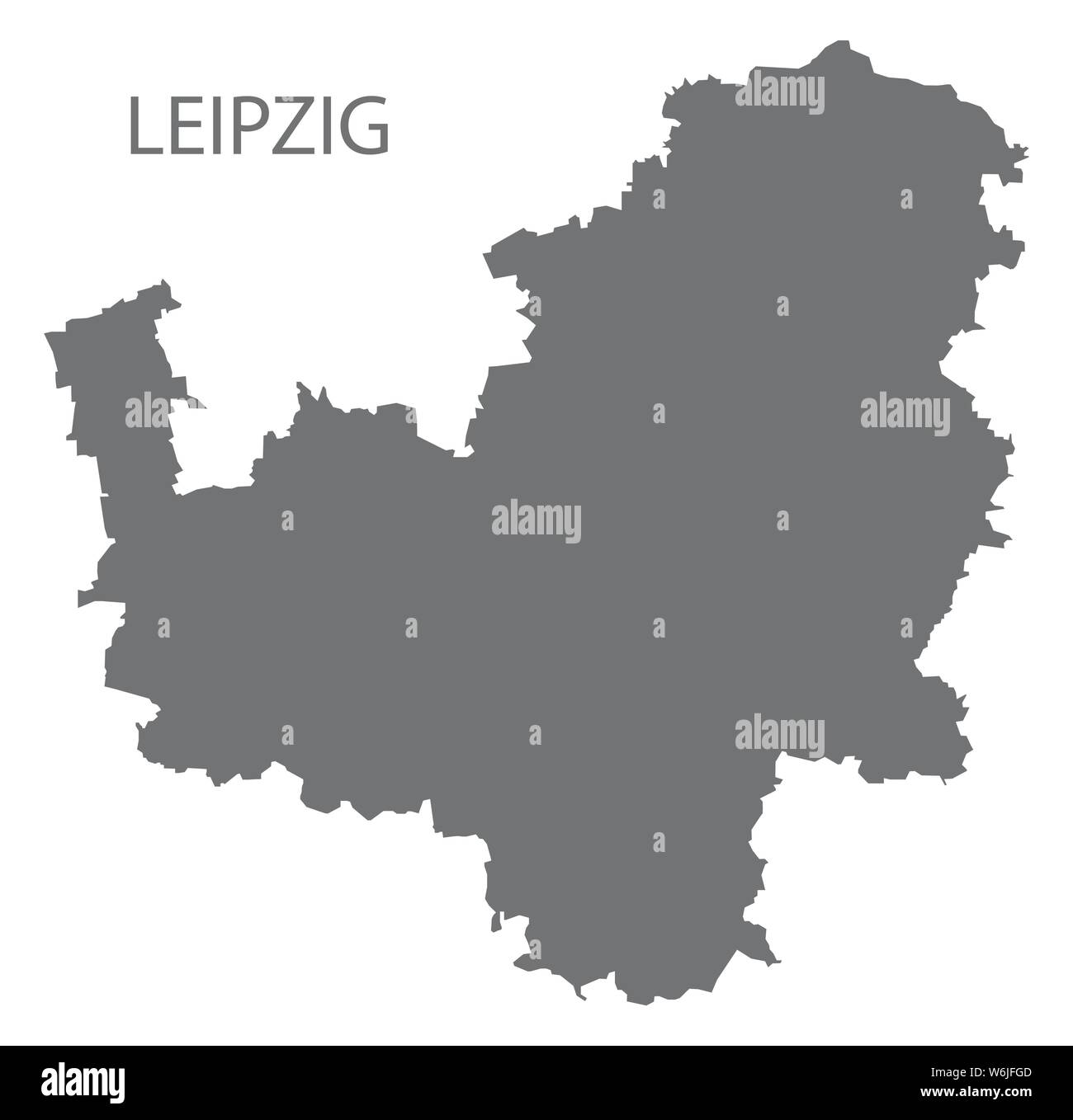 Map of leipzig Cut Out Stock Images & Pictures - Alamy