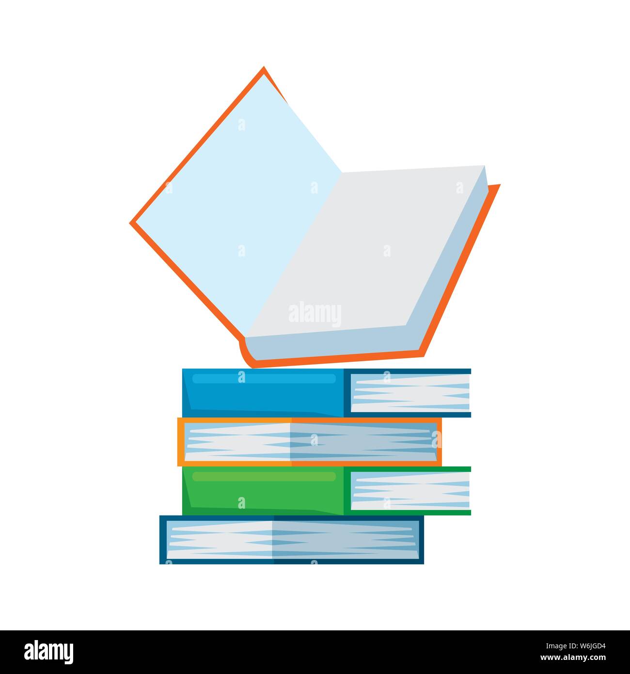pile text books education icons Stock Vector Image & Art - Alamy