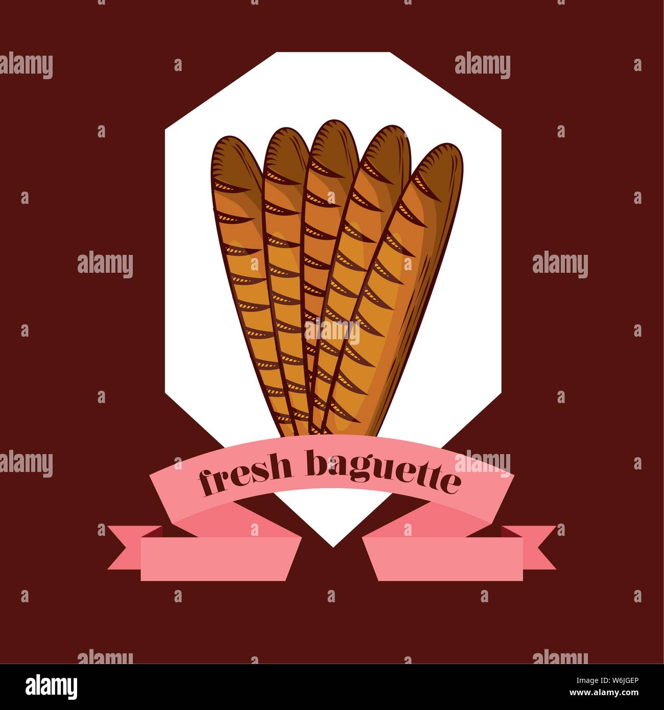 Frame baguette Stock Vector Images - Alamy