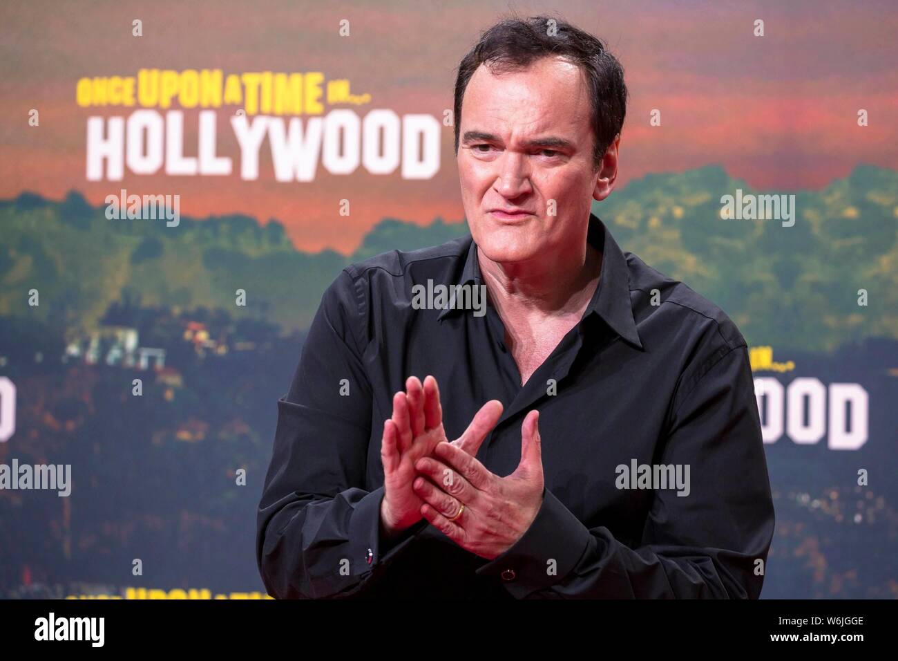 Quentin Tarantino attends the German premiere of 'Once Upon A Time in ...