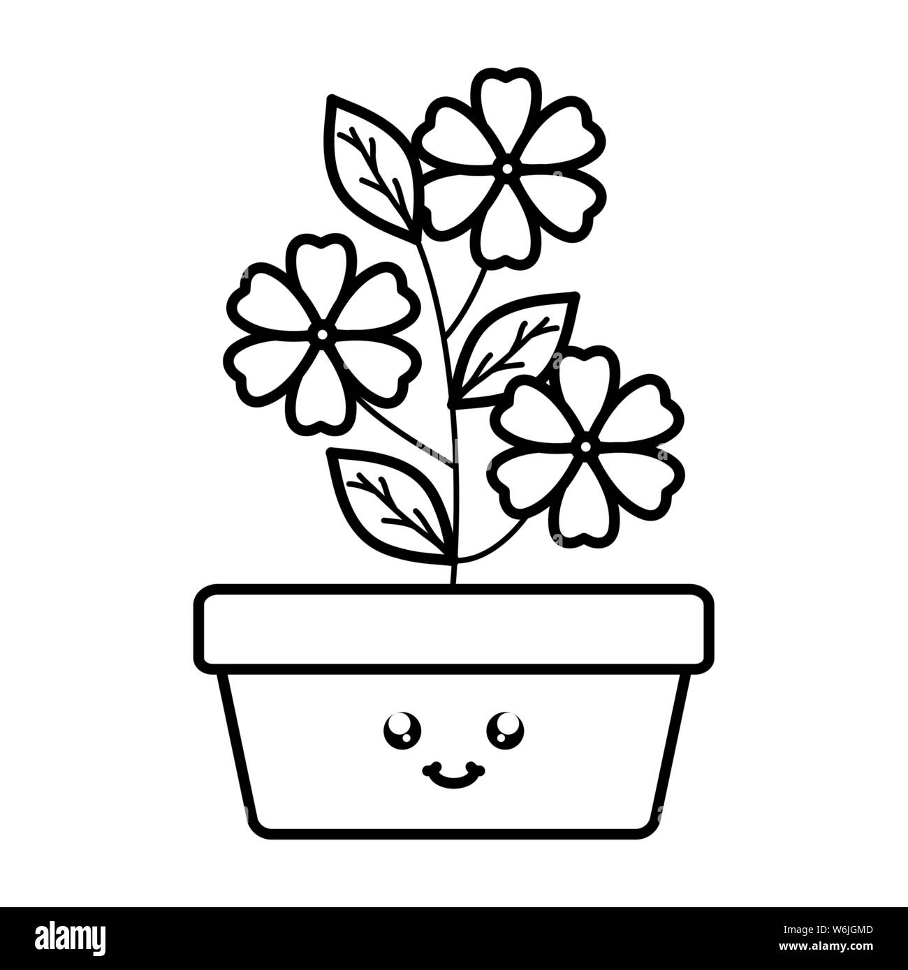 Flowers leafs in square Cut Out Stock Images & Pictures - Alamy