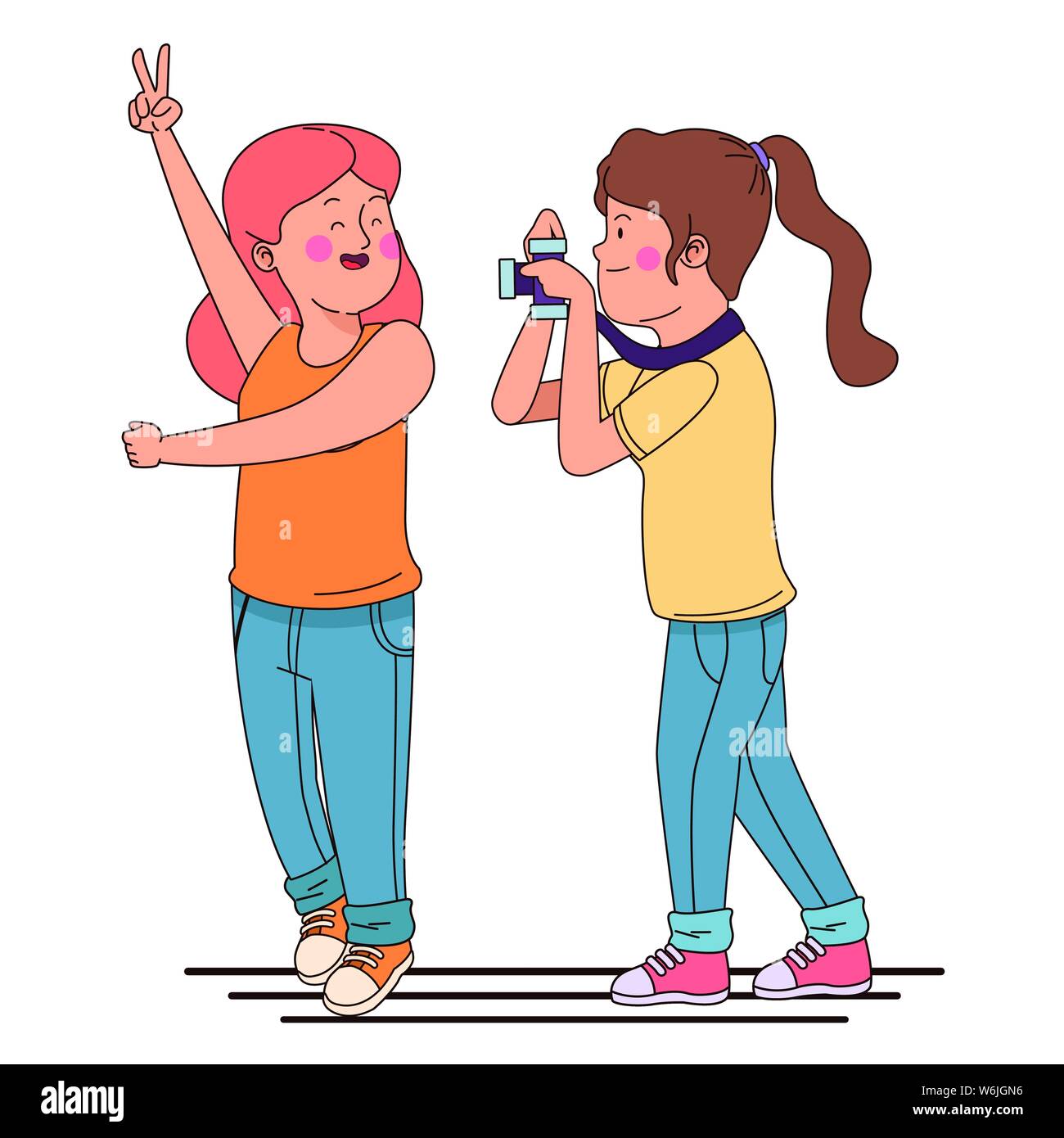 Friendship photos Stock Vector Images - Alamy