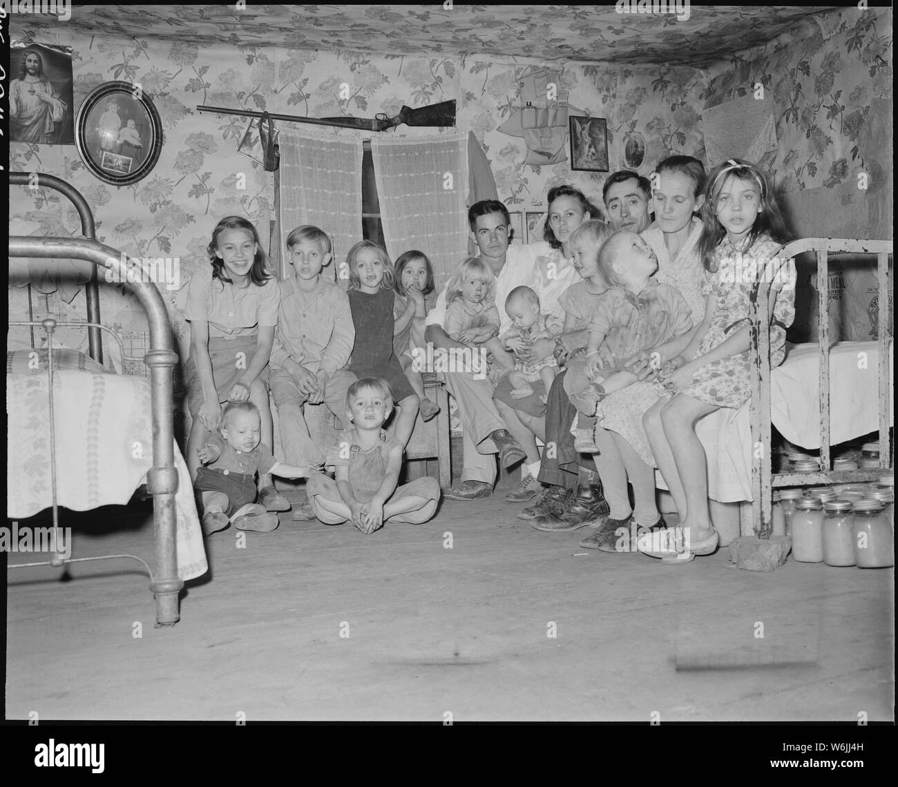 Mr. and Mrs. John Whitehead with their children and grandchildren ...