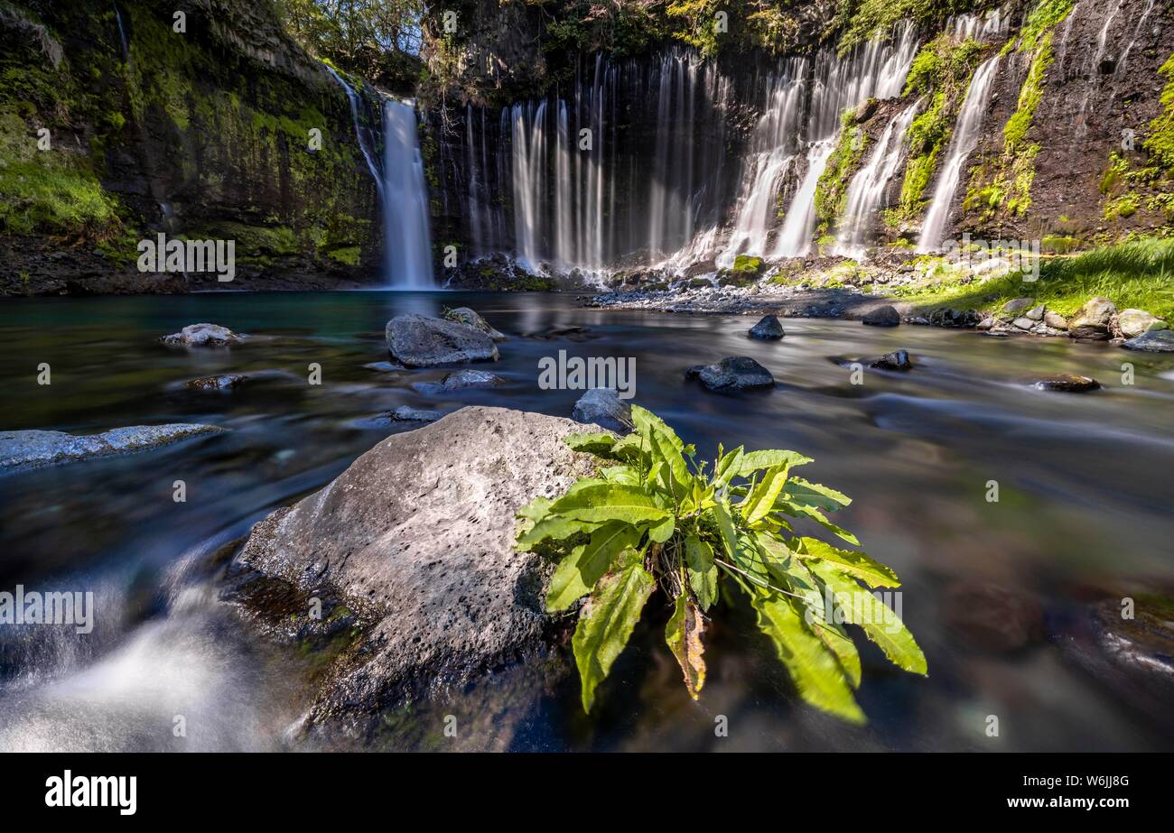 Shiraito Waterfall, Fuji-Hakone-Izu National Park, Yamanashi Prefecture ...