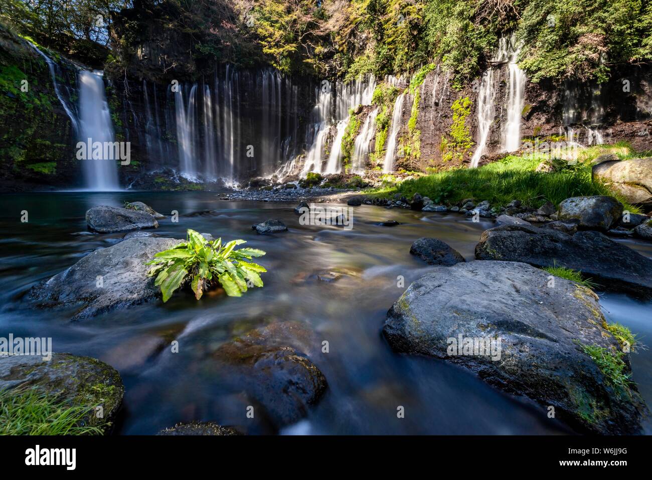 Shiraito Waterfall, Fuji-Hakone-Izu National Park, Yamanashi Prefecture ...