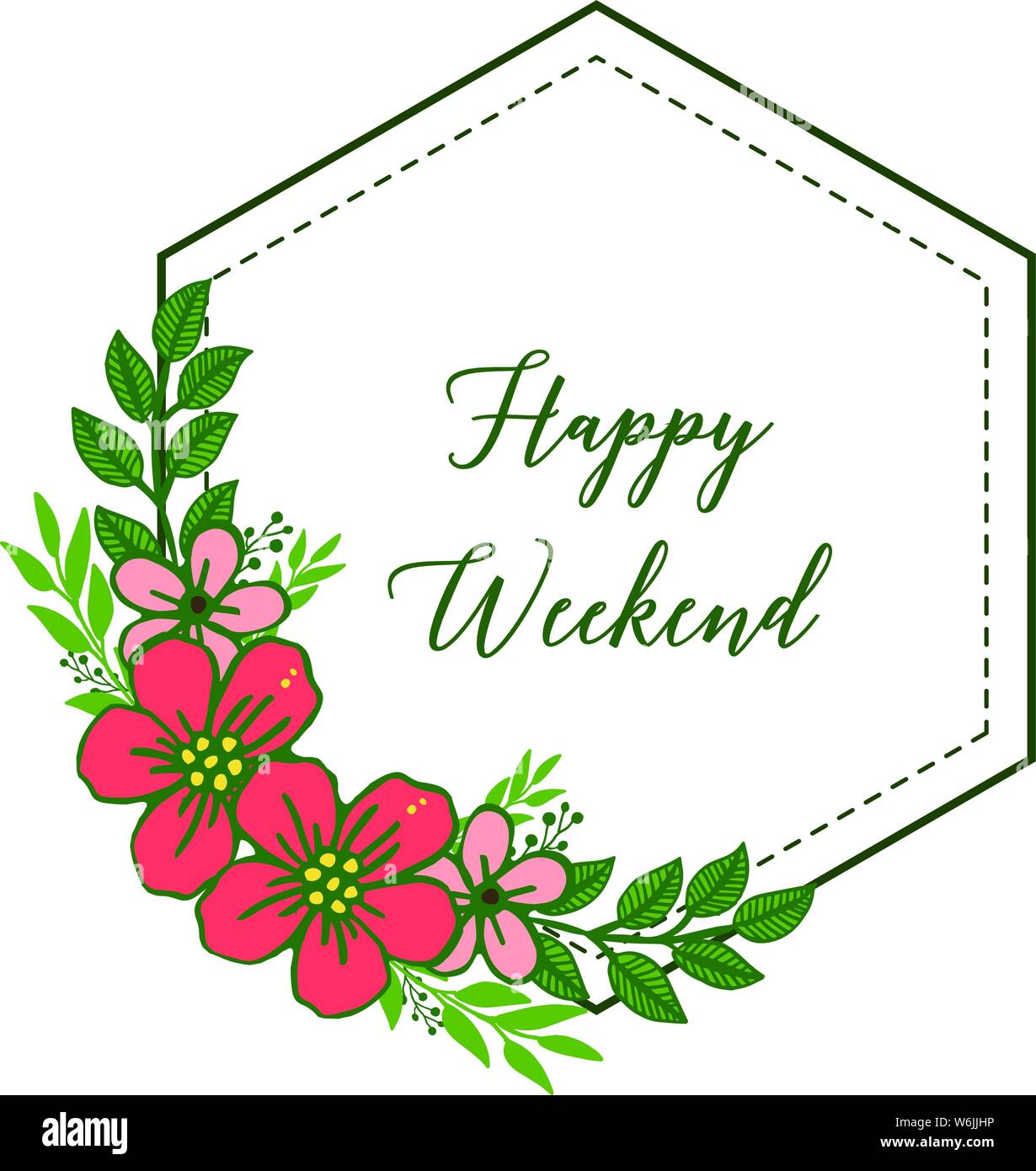 Various crowd of leaf floral frame, with pattern of wallpaper card, for ...