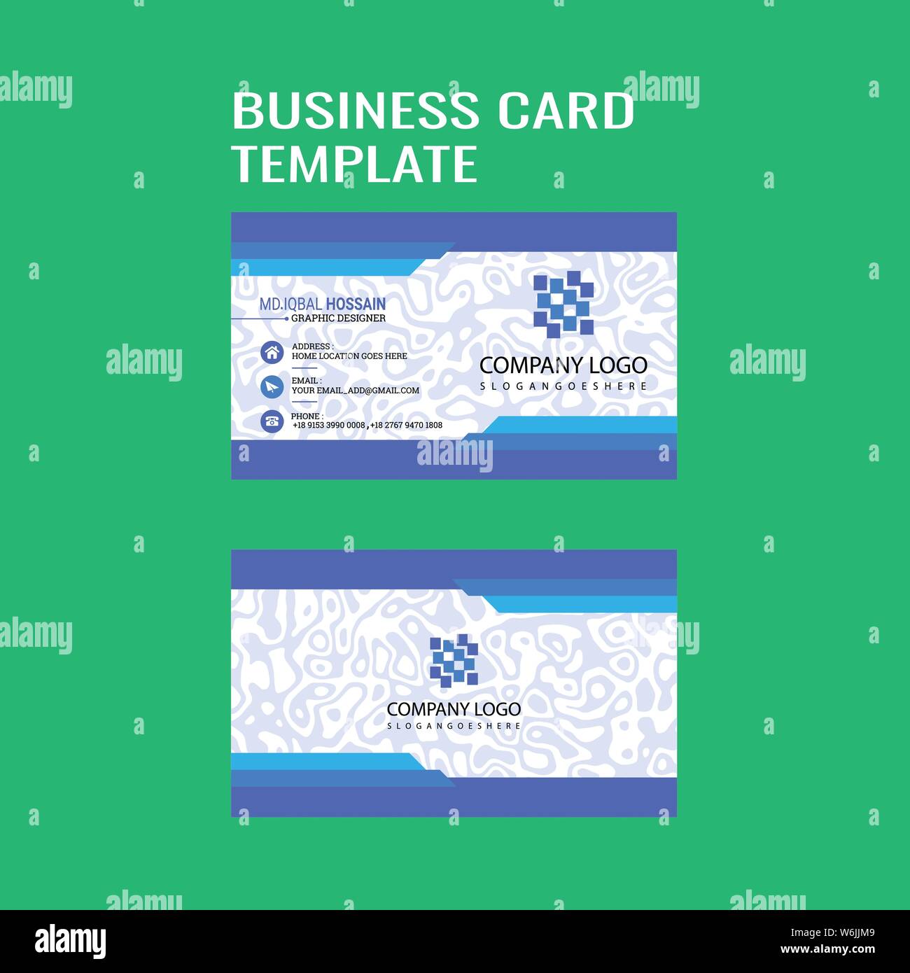 Creative Business Card Stock Vector Image & Art - Alamy