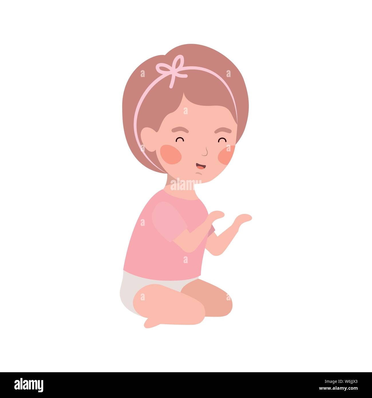 Isolated baby girl design vector illustration Stock Vector Image & Art ...