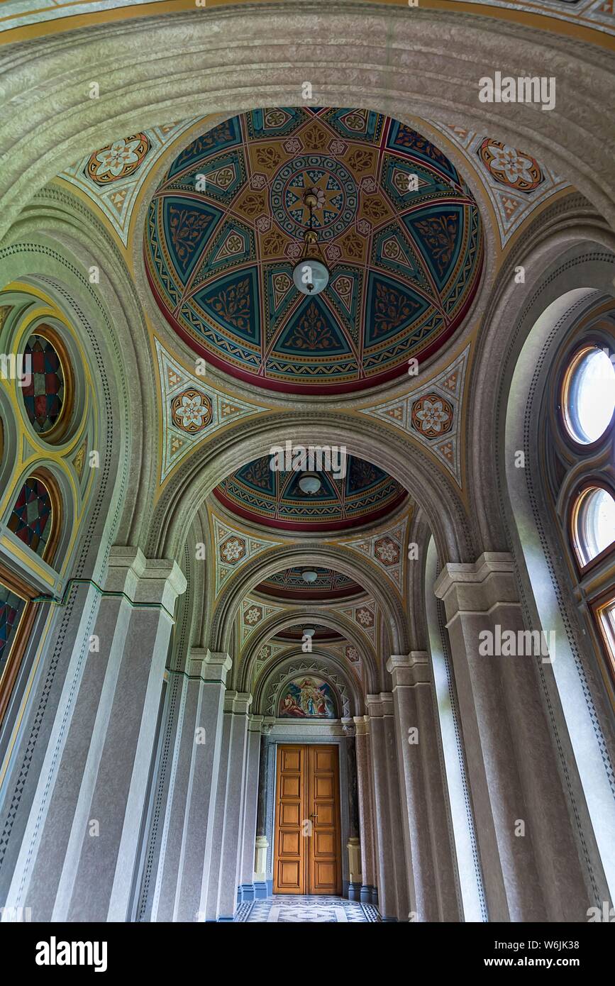 Ceiling vault in one corridor, National Jurij Fedkowytsch University ...