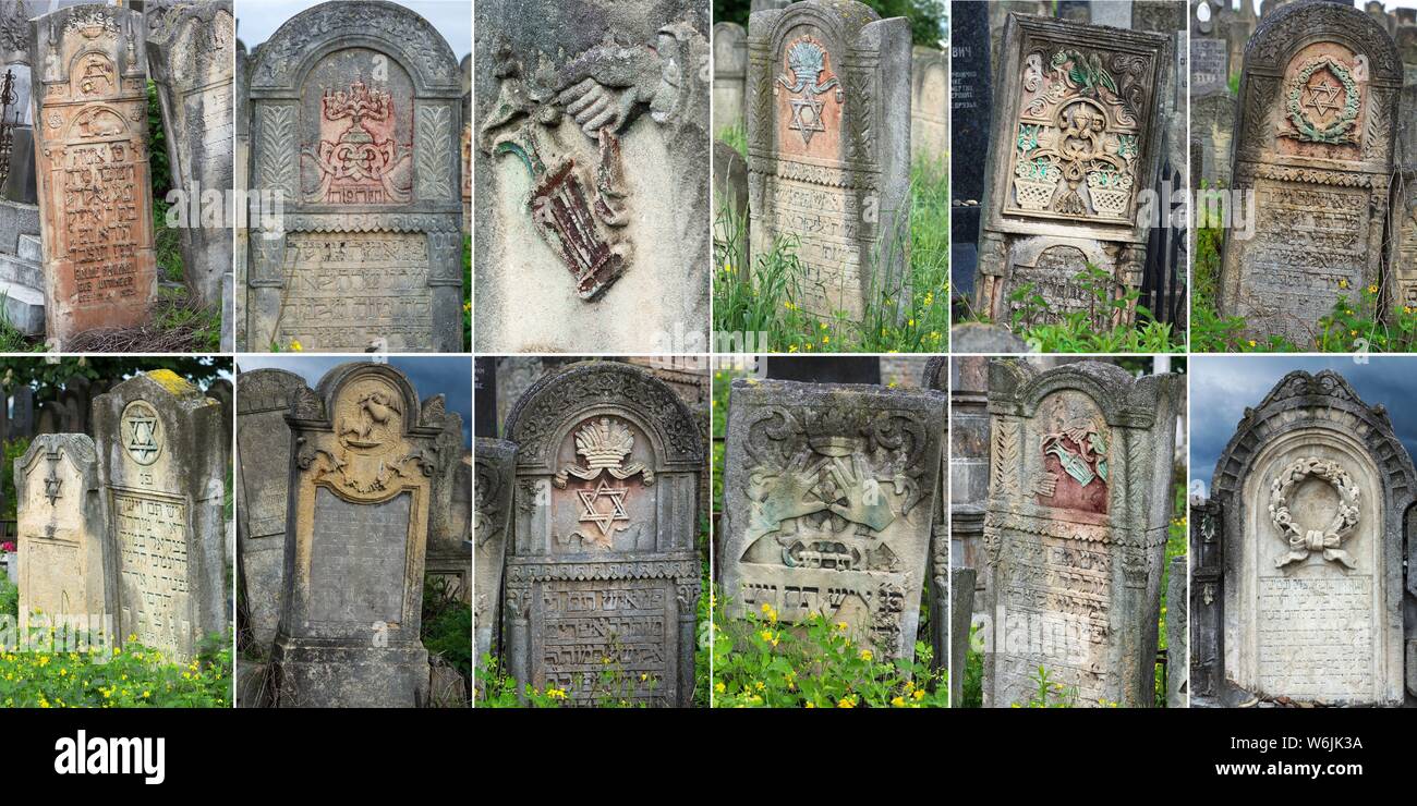 Jewish gravestones hi-res stock photography and images - Alamy