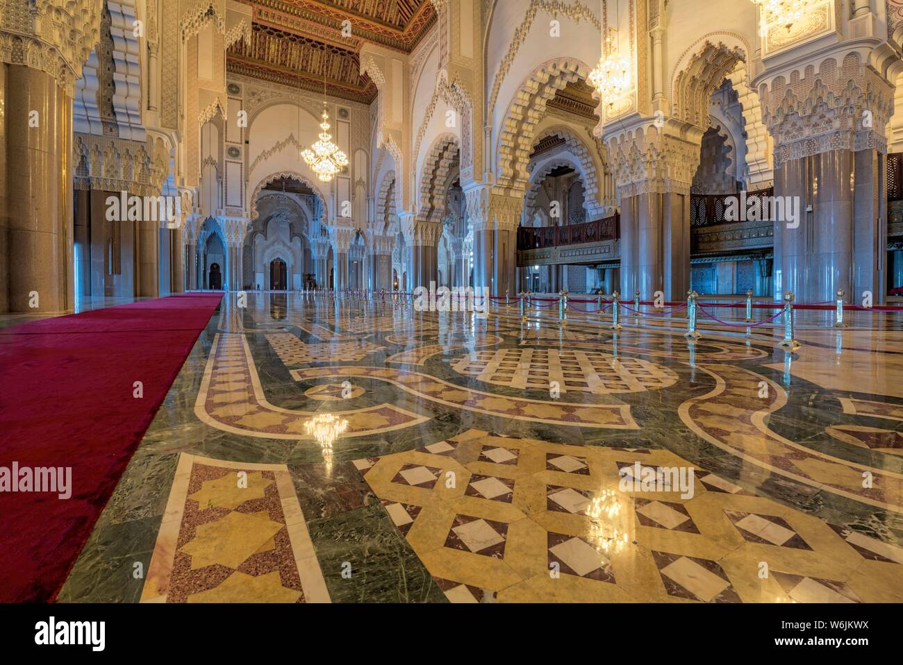 Inside the hassan ii mosque, casablanca hi-res stock photography and ...