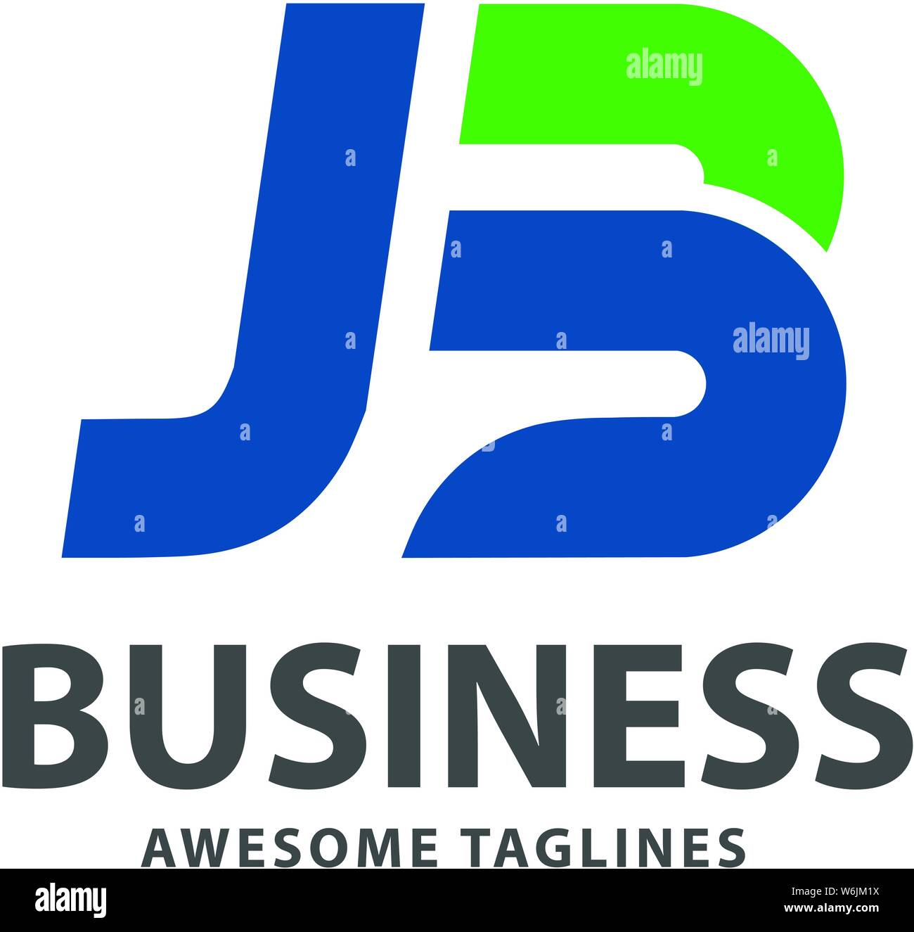 Initial jb logo vector vectors hi-res stock photography and images - Alamy