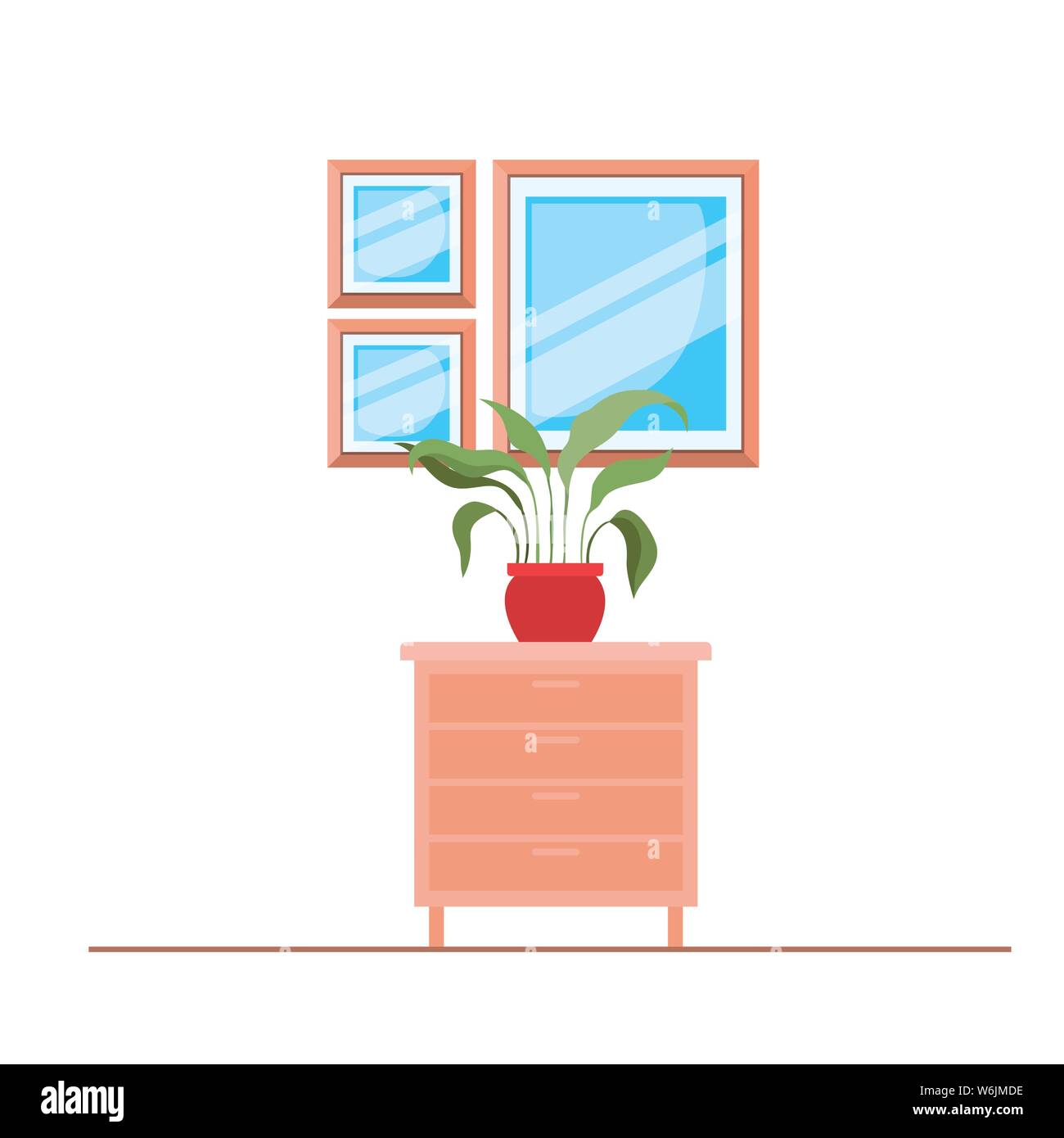 Isolated furniture design vector illustration Stock Vector Image & Art ...