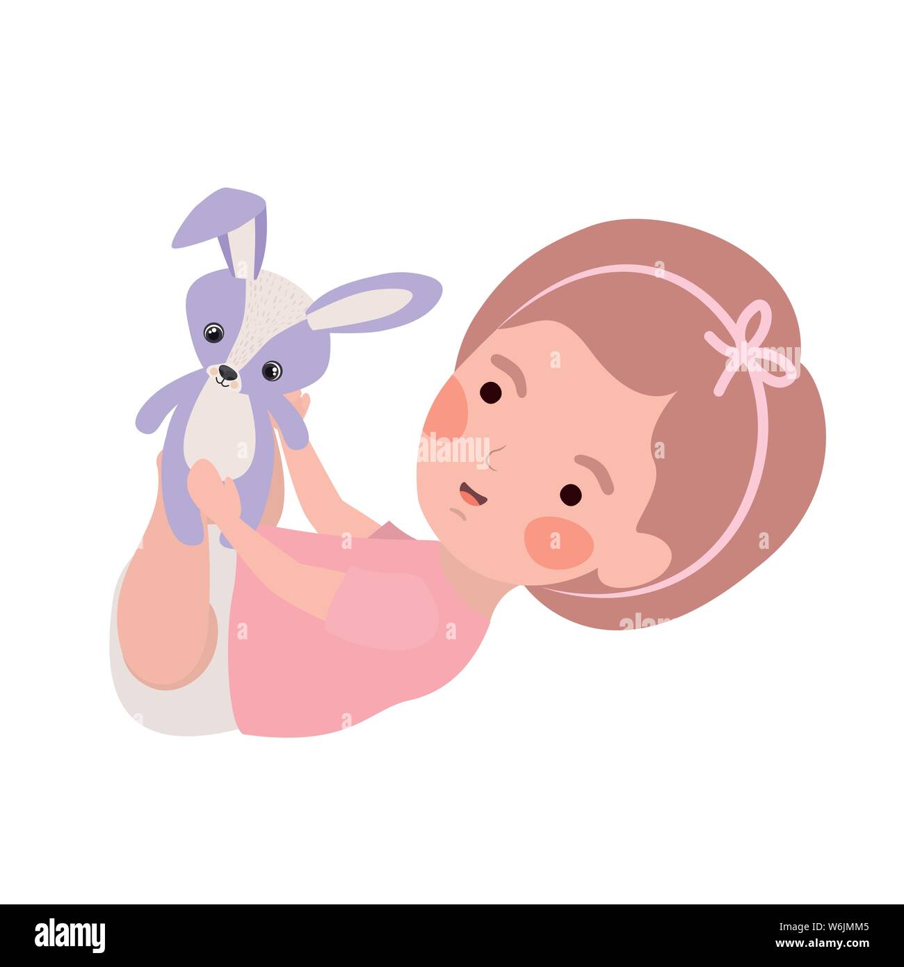 Isolated baby girl design vector illustration Stock Vector Image & Art ...