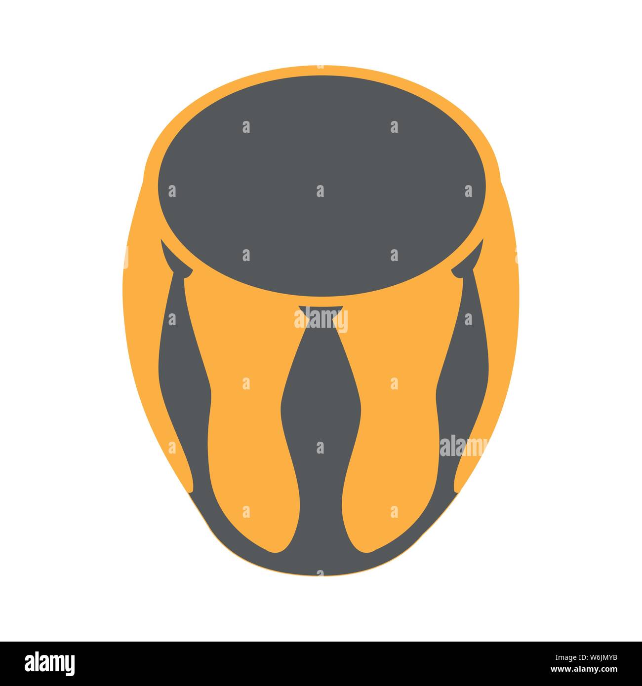 drum percussion musical on white background vector illustration Stock ...