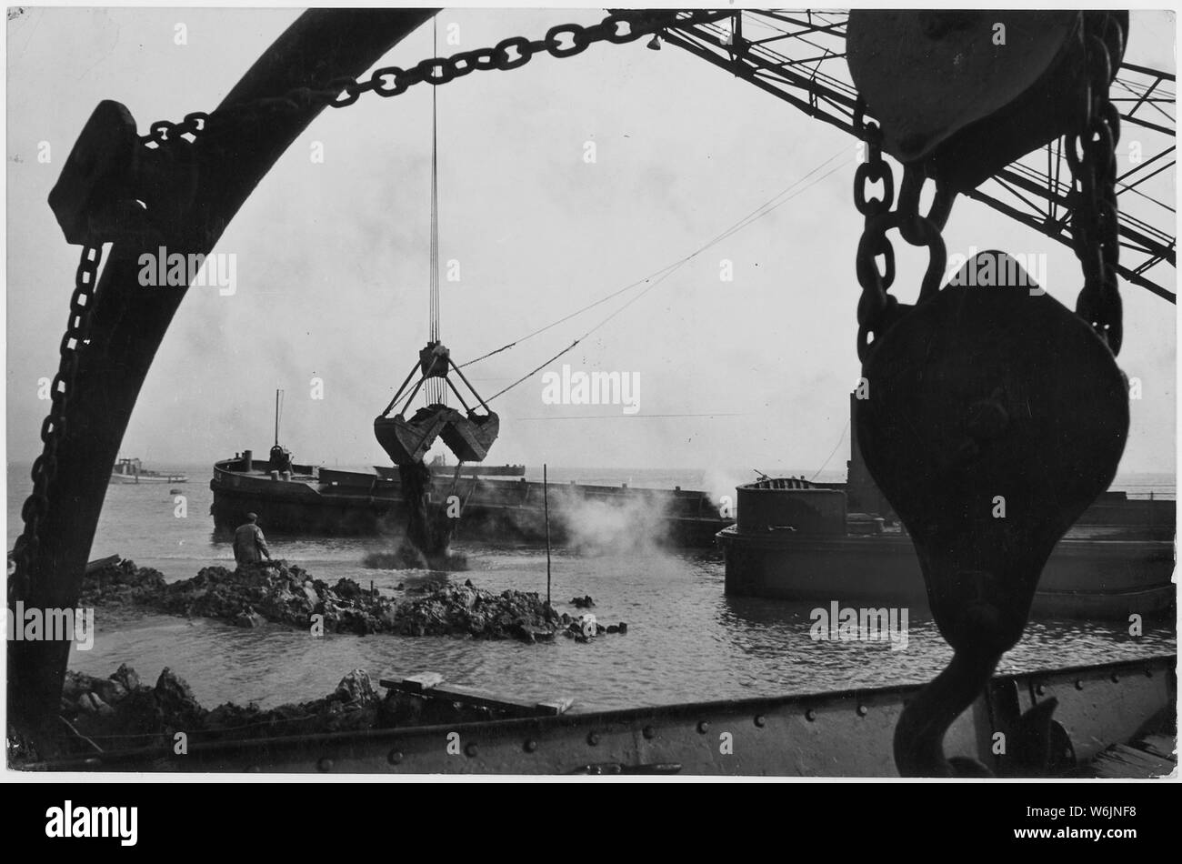 Netherlands. Land reclamation in Holland with help of Marshall Plan ...