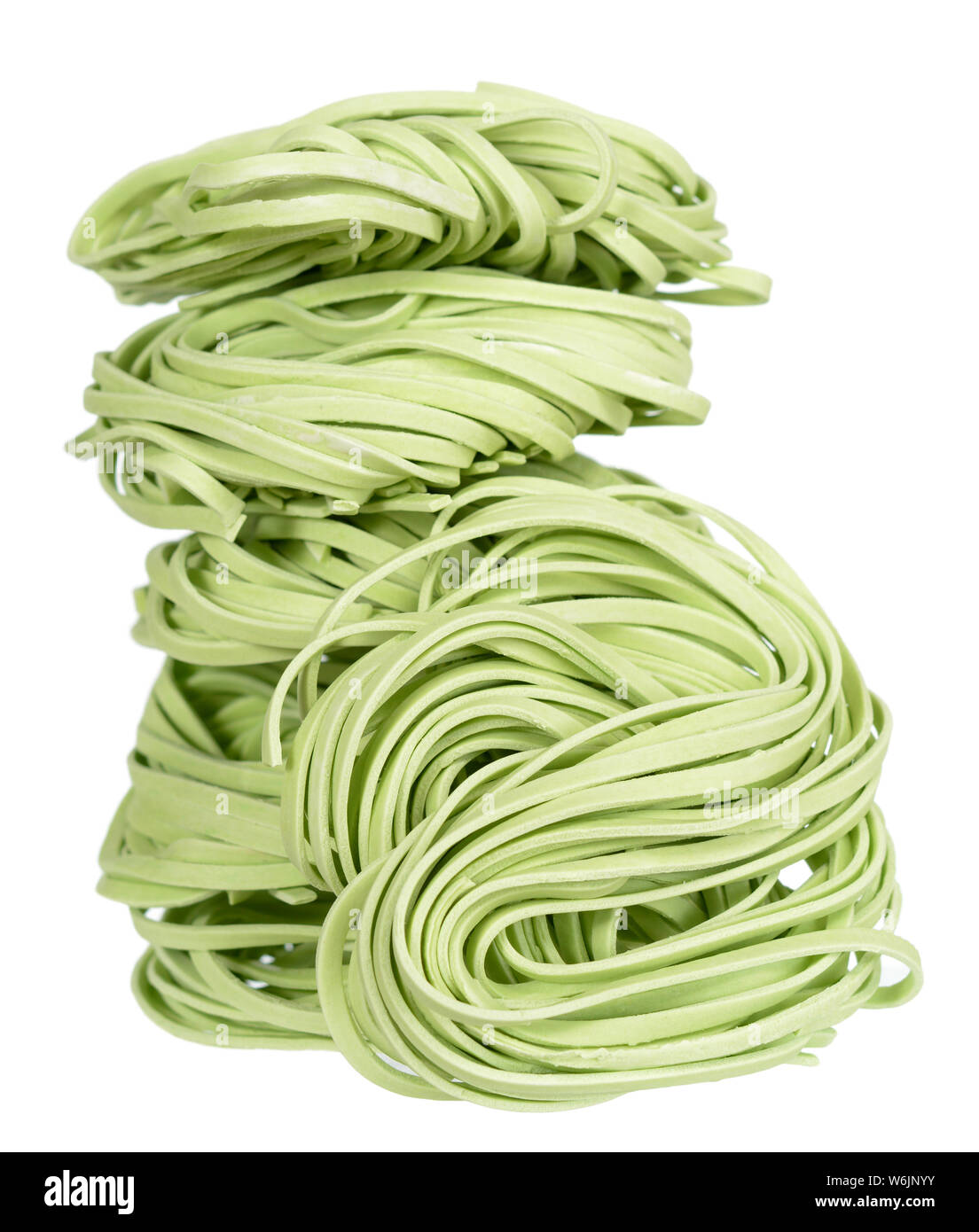 a stack of dried noodle isolated on white background Stock Photo - Alamy