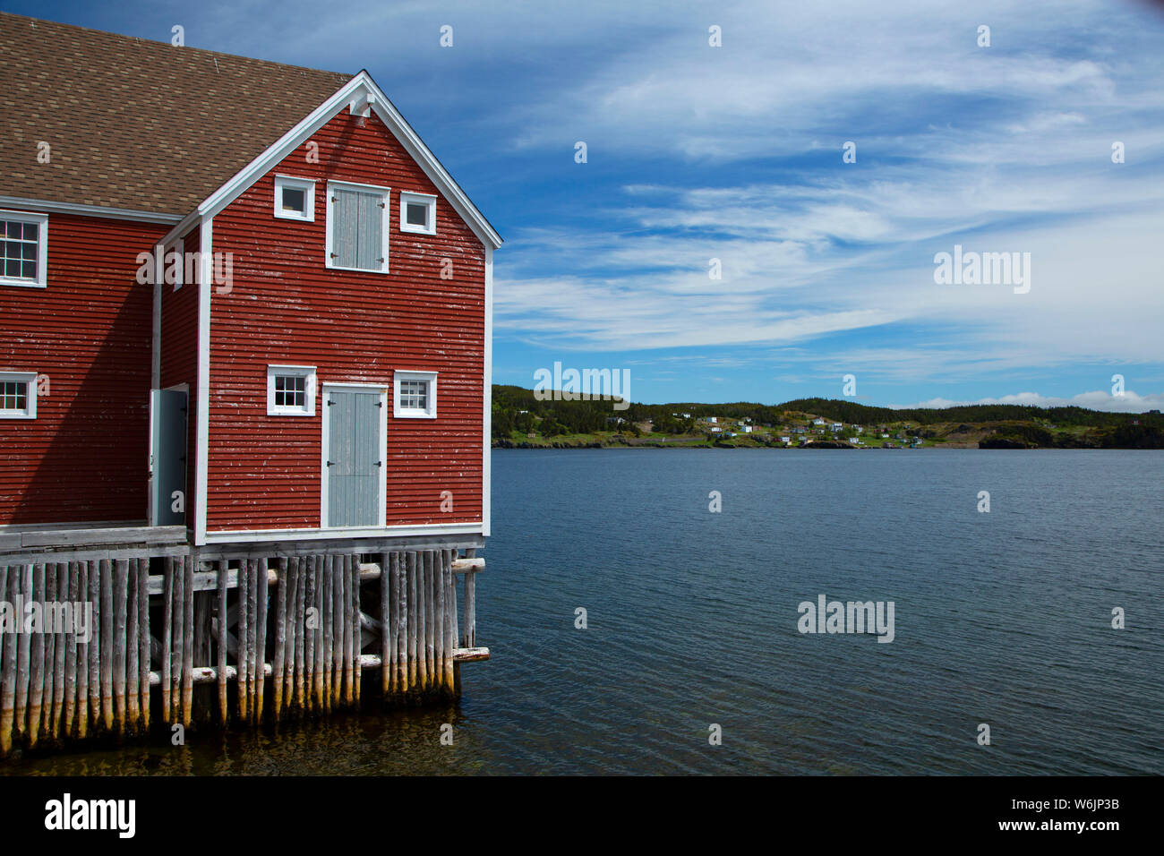 Building on Trinity Bay, Trinity Provincial Historic Site, Trinity ...