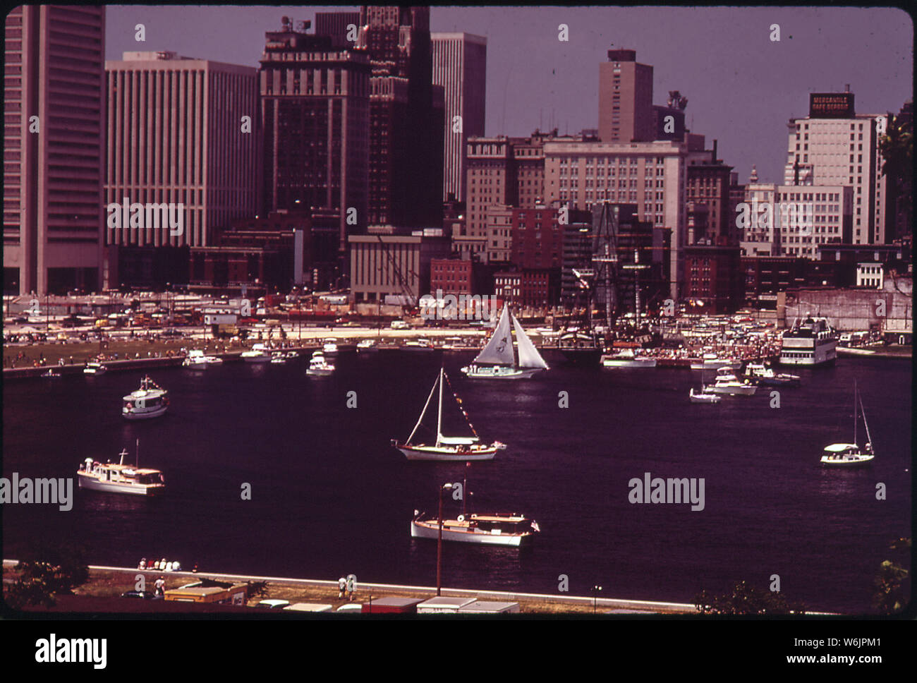 ON A WARM SUNDAY AFTERNOON, BALTIMORE'S HARBOR IS FESTIVE WITH MANY ...