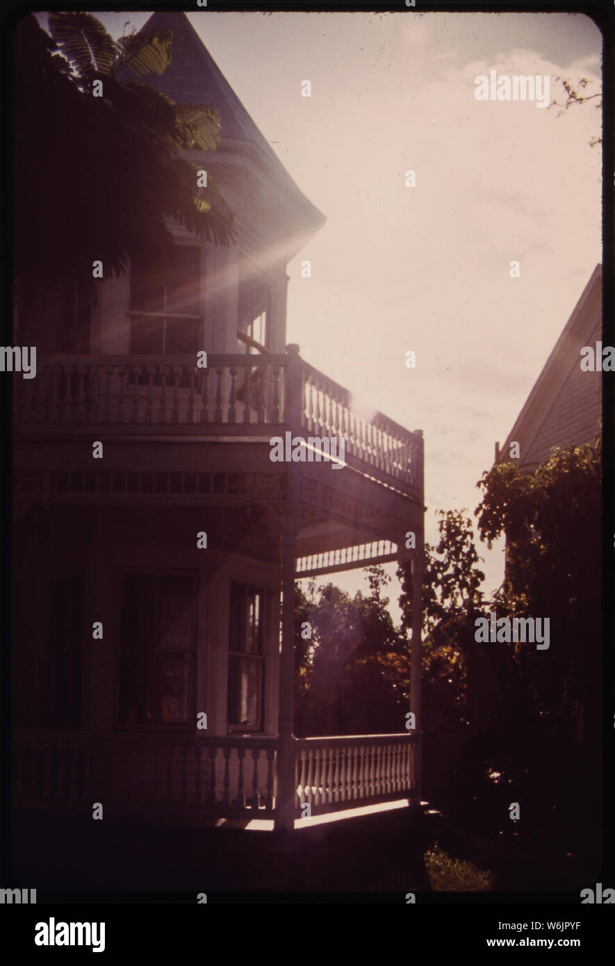 ONE OF THE HISTORIC WOODEN HOUSES OF KEY WEST. DESIGNED IN THE ...