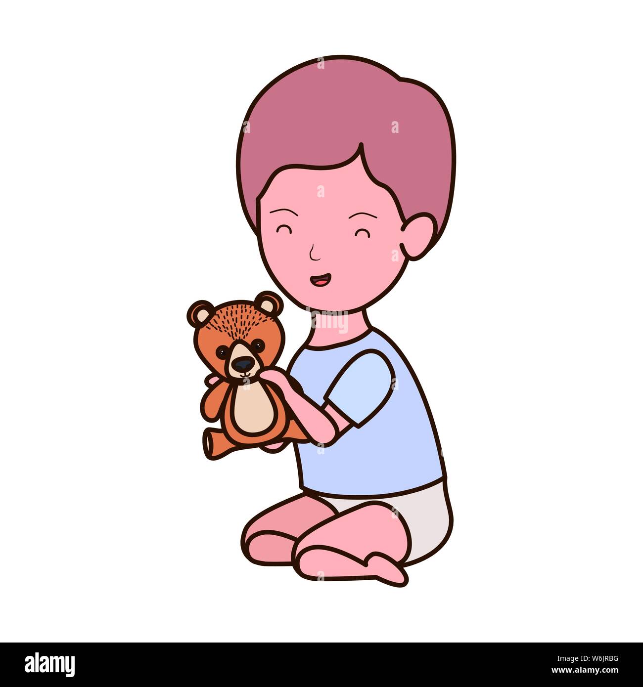 Isolated baby boy design vector illustration Stock Vector Image & Art ...