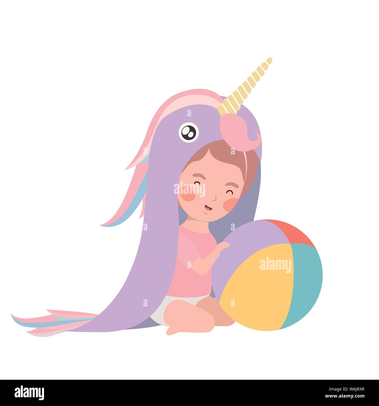Isolated baby girl design vector illustration Stock Vector Image & Art ...