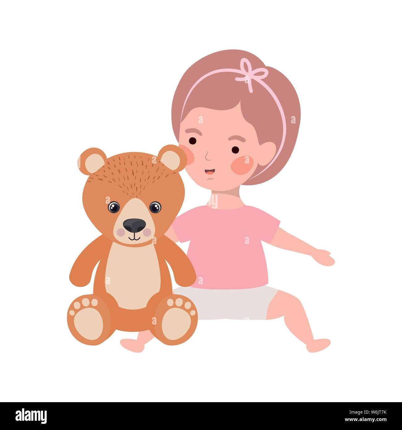 Isolated baby girl design vector illustration Stock Vector Image & Art ...