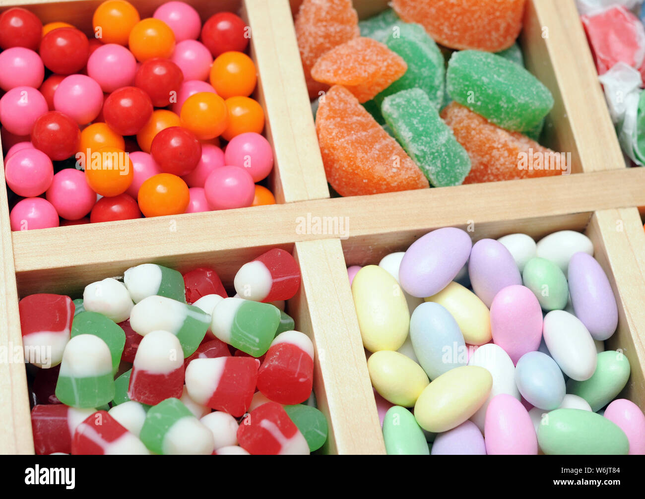 closeup premium candy box for background uses Stock Photo - Alamy