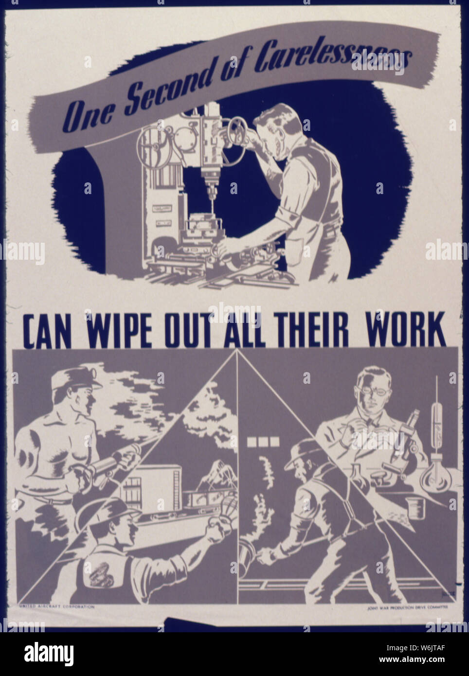 One second of carelessness can wipe out all their work Stock Photo - Alamy