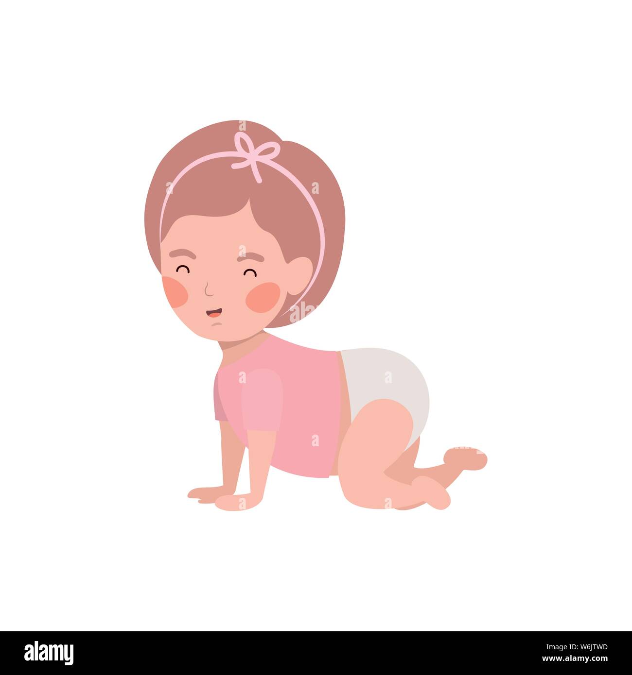 Isolated baby girl design vector illustration Stock Vector Image & Art ...