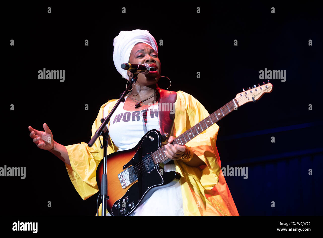 Singer India Arie performing at the Dell Music Center in Philadelphia ...