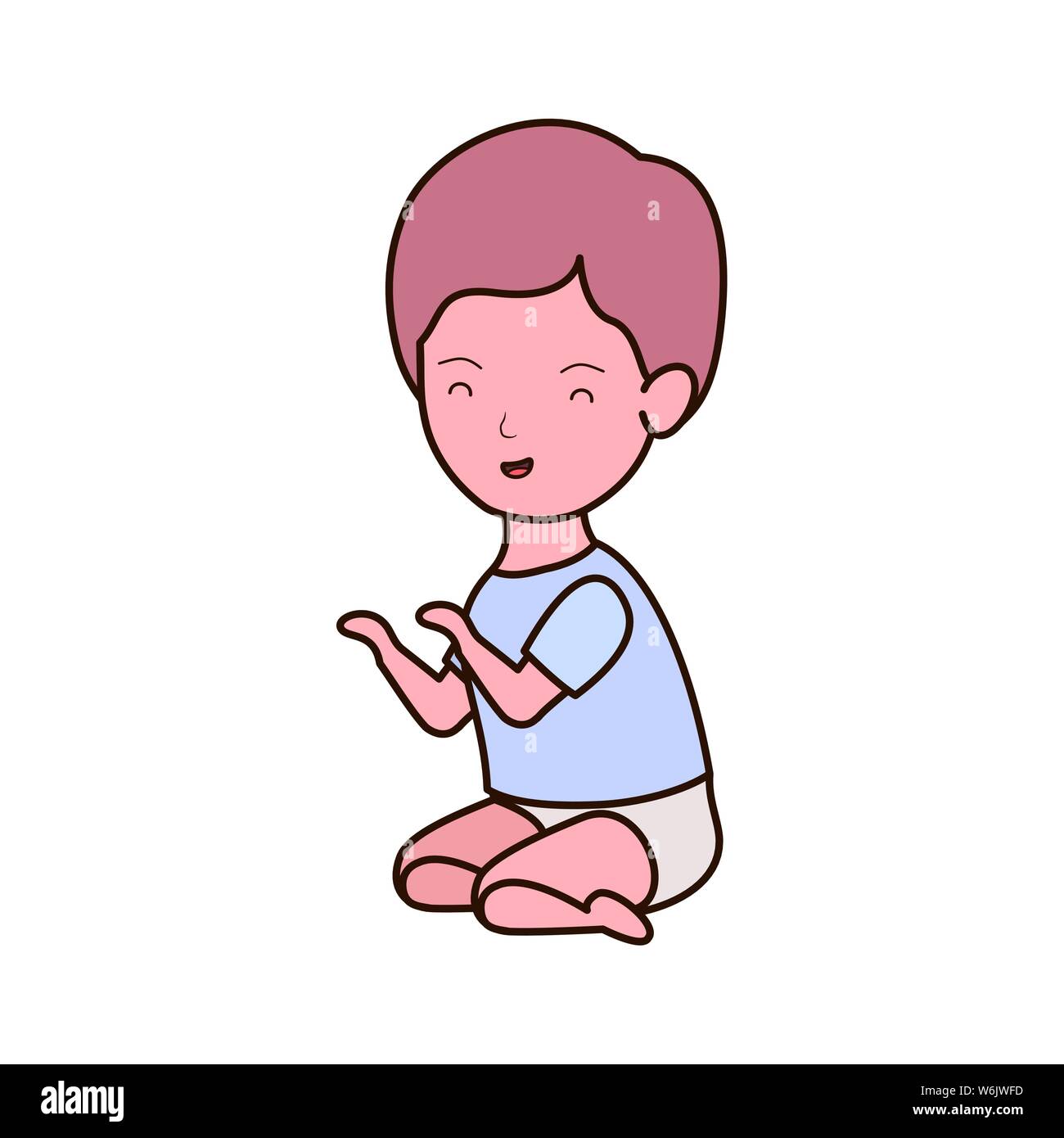 Isolated baby boy design vector illustration Stock Vector Image & Art ...