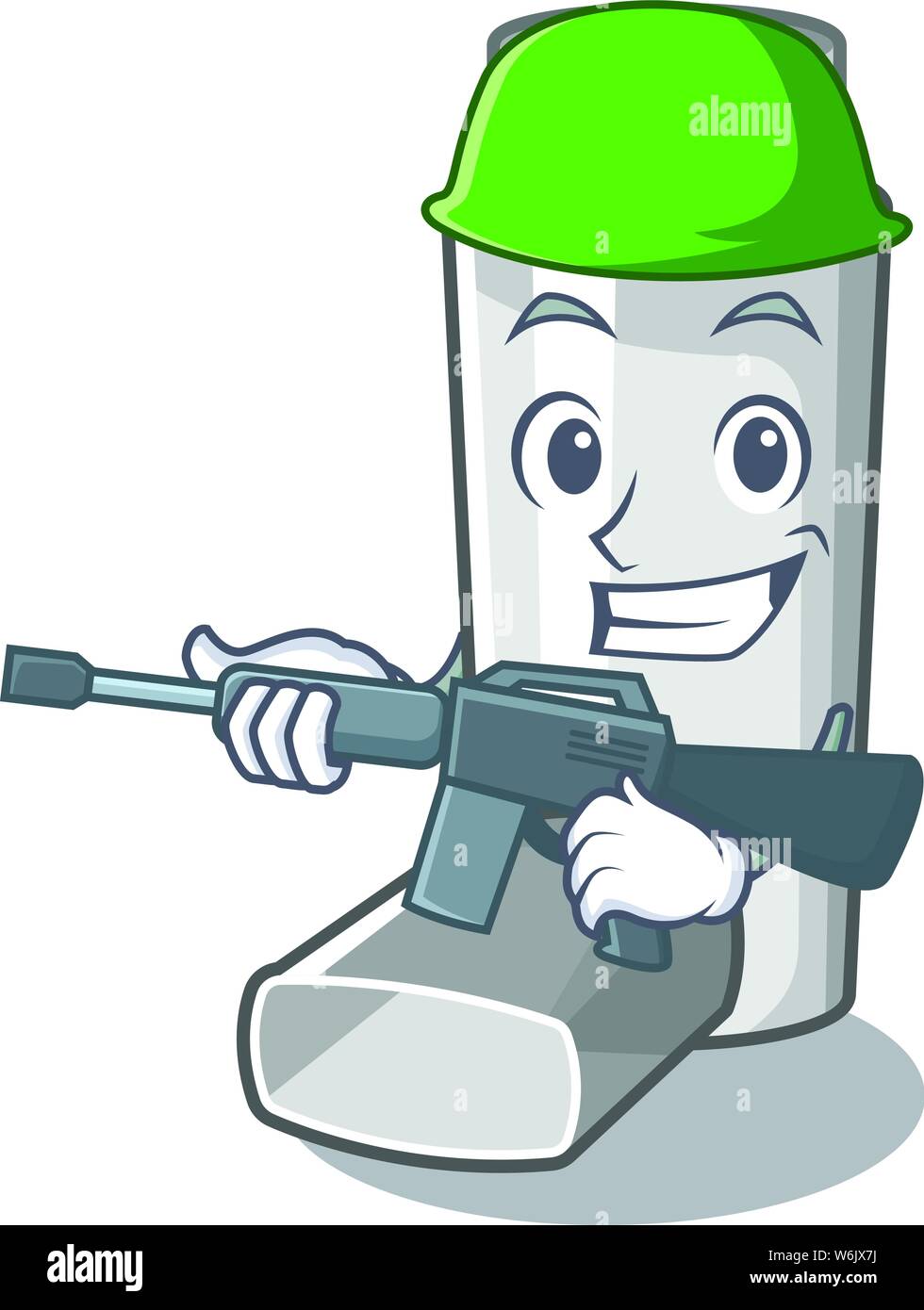 Army asthma inhaler in the cartoon shape Stock Vector Image & Art - Alamy