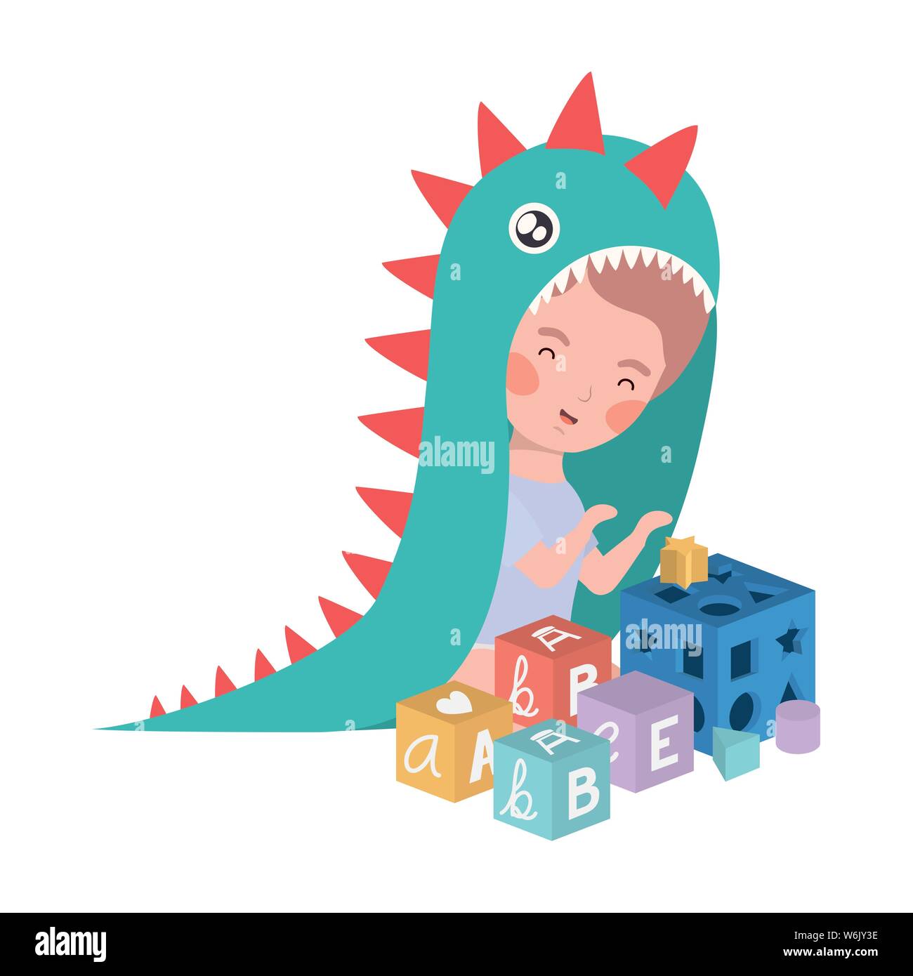 Isolated baby boy design vector illustration Stock Vector Image & Art ...