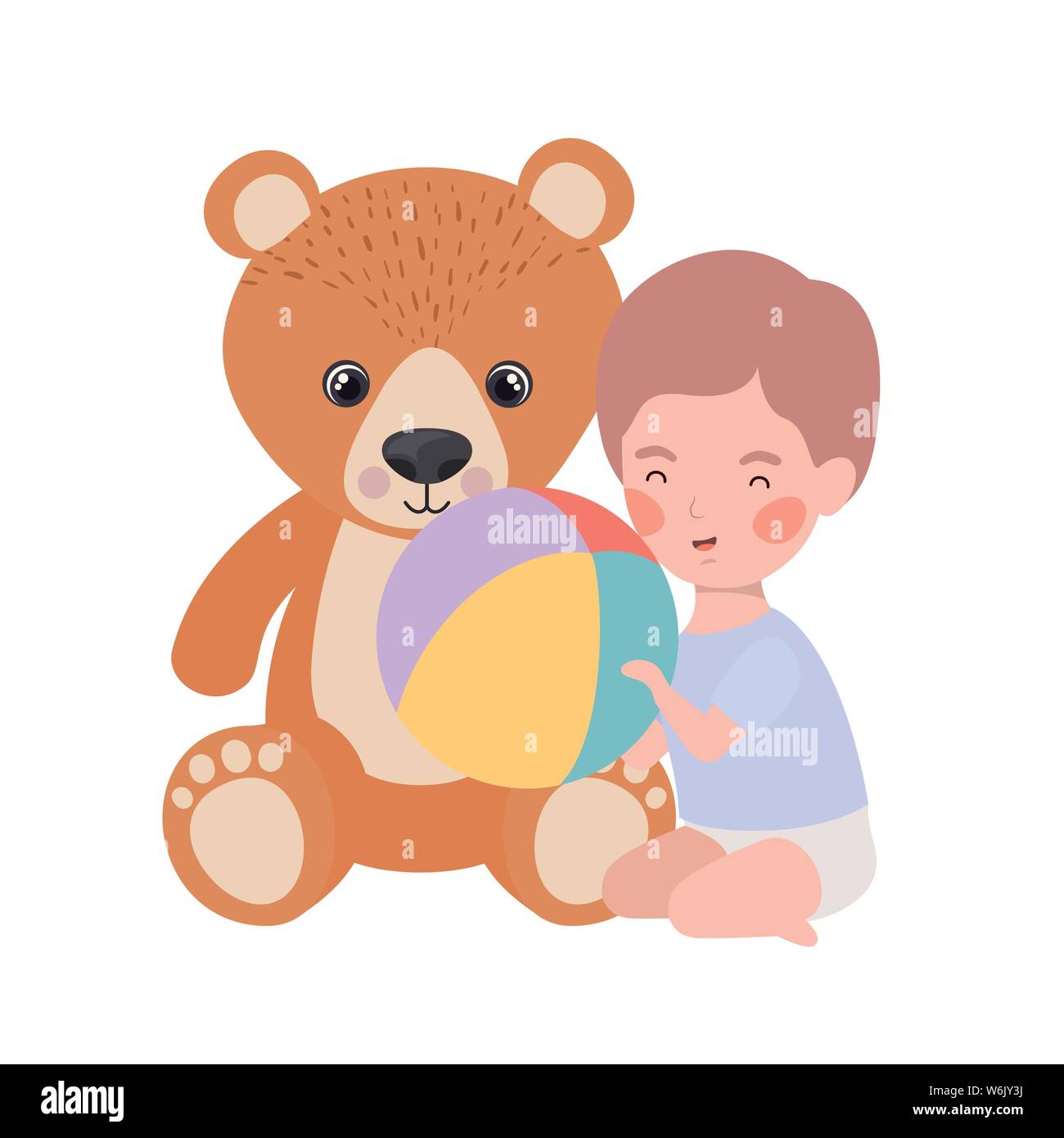 Isolated baby boy design vector illustration Stock Vector Image & Art ...