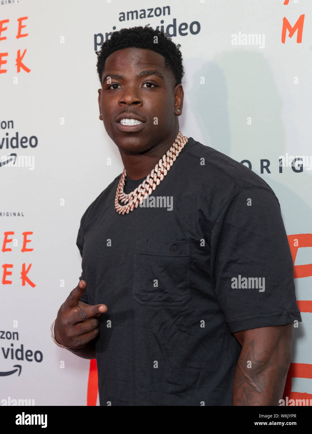 New York, NY - August 1, 2019: Recording artist Casanova attends Amazon ...