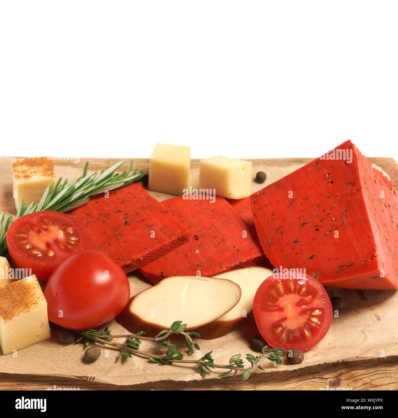 Dutch red cheese. Still life. Fresh food on the table Stock Photo - Alamy