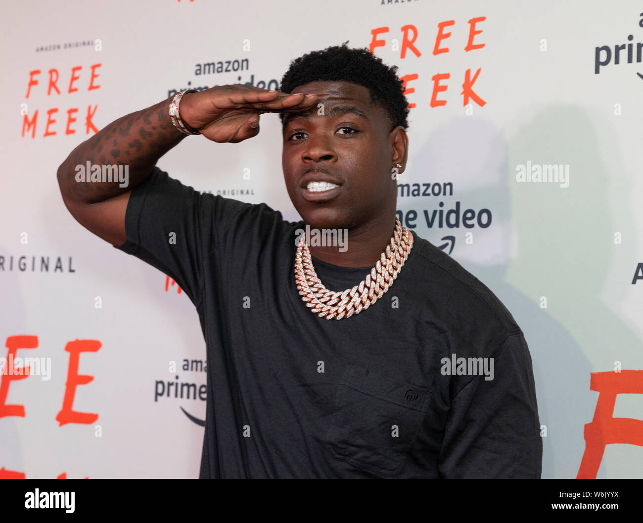 New York, NY - August 1, 2019: Recording artist Casanova attends Amazon ...