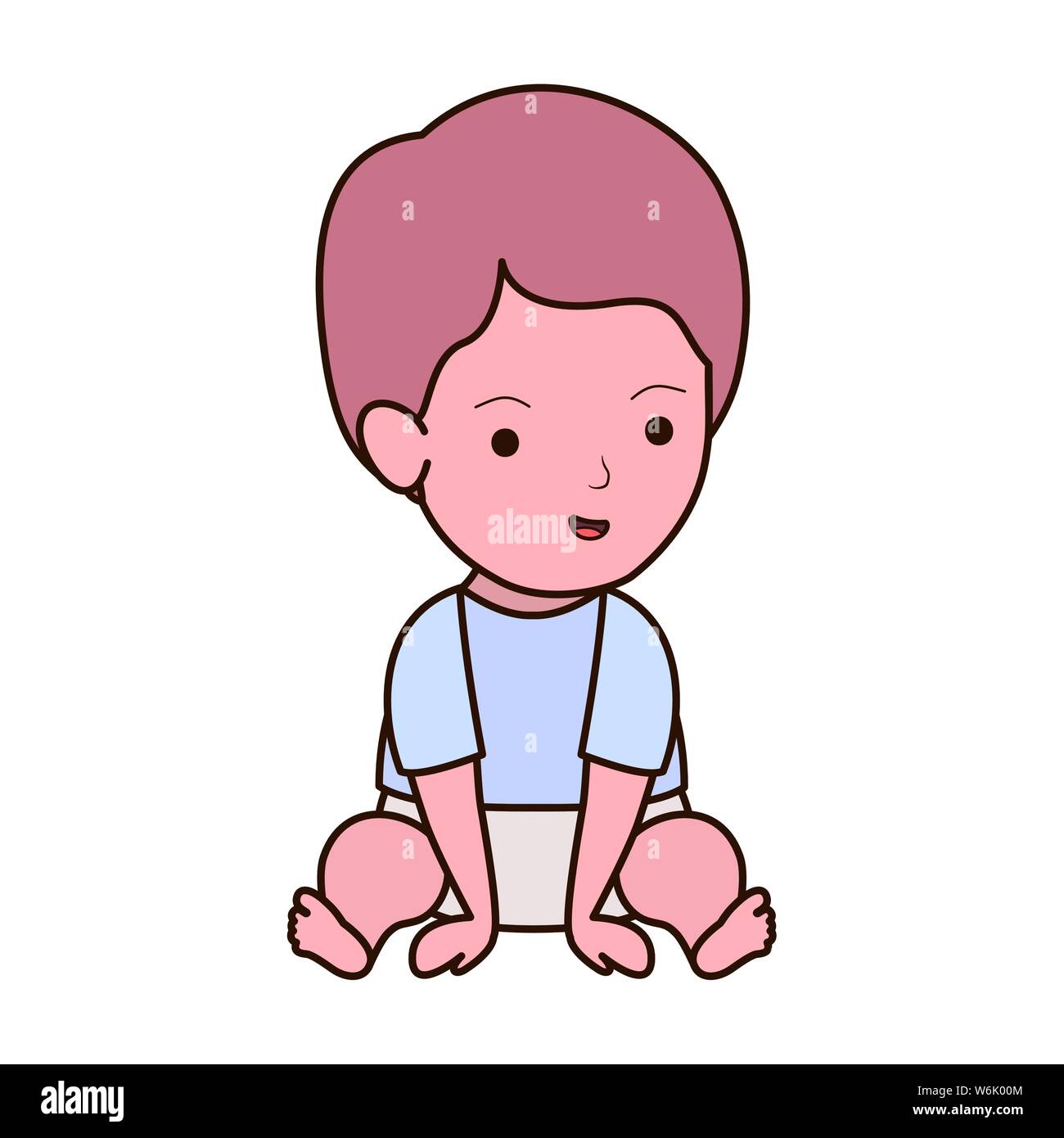 Isolated baby boy design vector illustration Stock Vector Image & Art ...