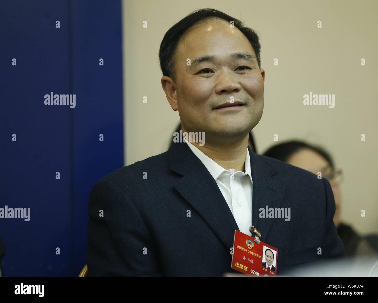 --FILE--Li Shufu, Chairman of Zhejiang Geely Holding Group Co., Ltd ...