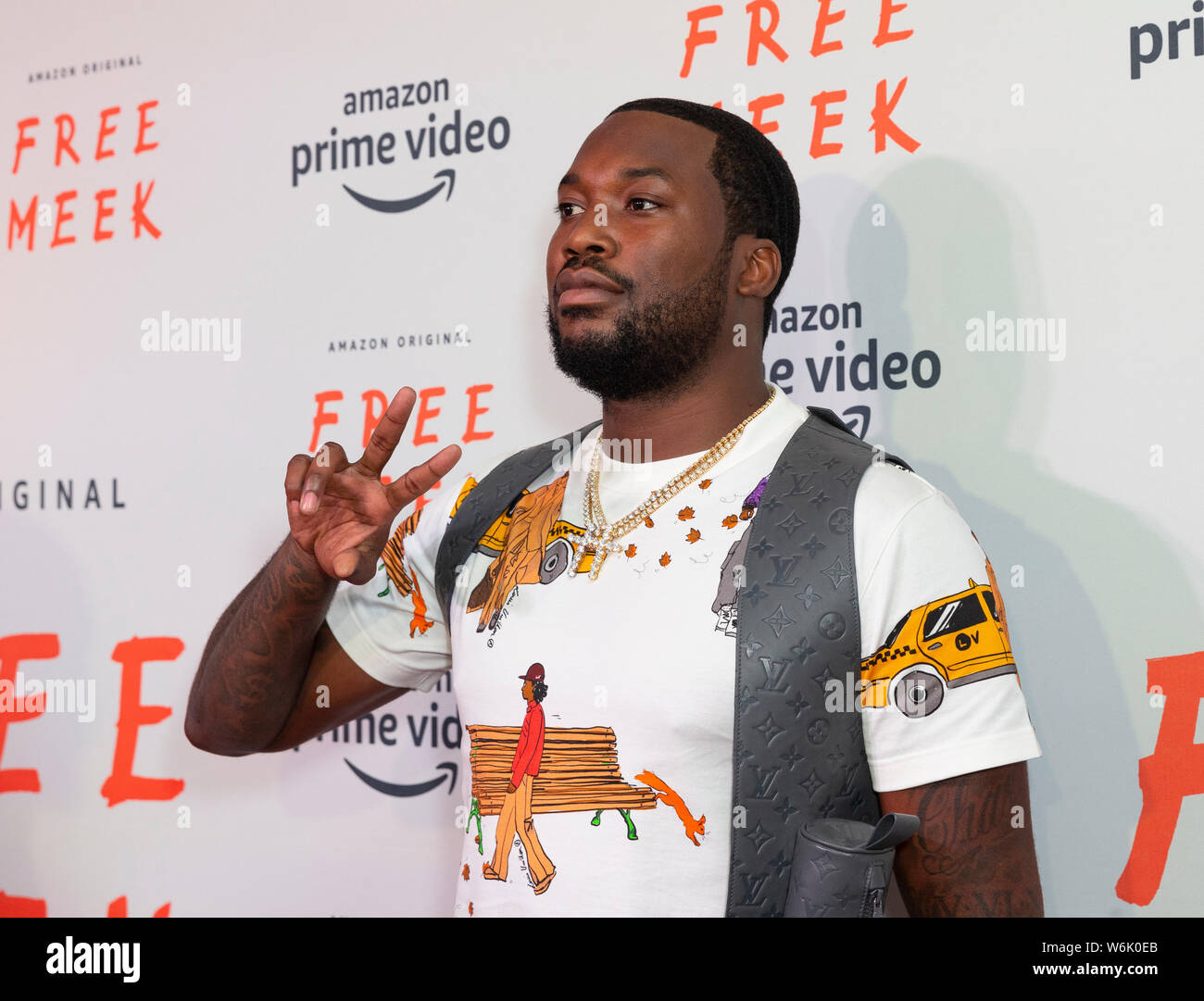 New York, NY - August 1, 2019: Recording artist Meek Mill attends ...